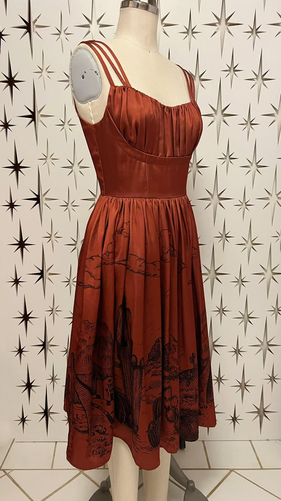 Custom Pueblo Border Print Dress – Rockin Bettie